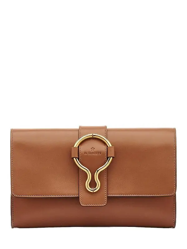Il Bisonte Consuelo Clutch - Chocolate
