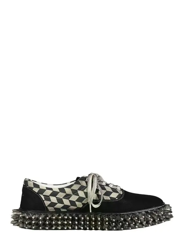 DOUBLET Dirty Spike Sneakers - Black