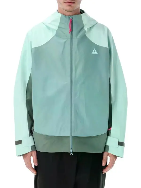 Nike Hooded Color-block Jacket - Green