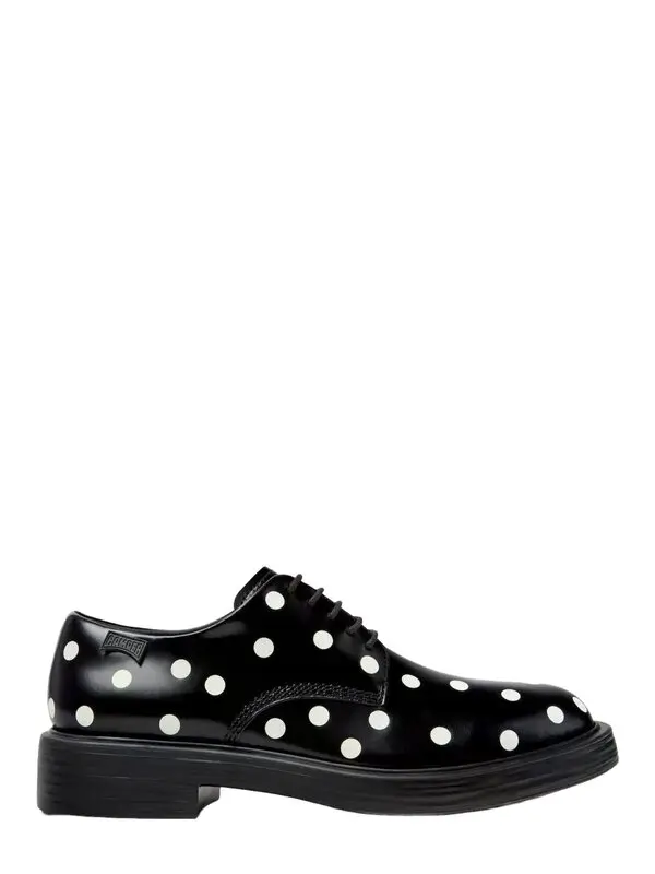 Camper Dean Polka-dot Derby Shoes - Black