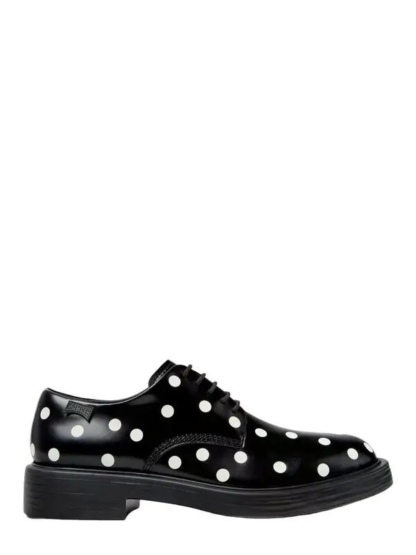 Camper Dean Polka-dot Derby Shoes - Black