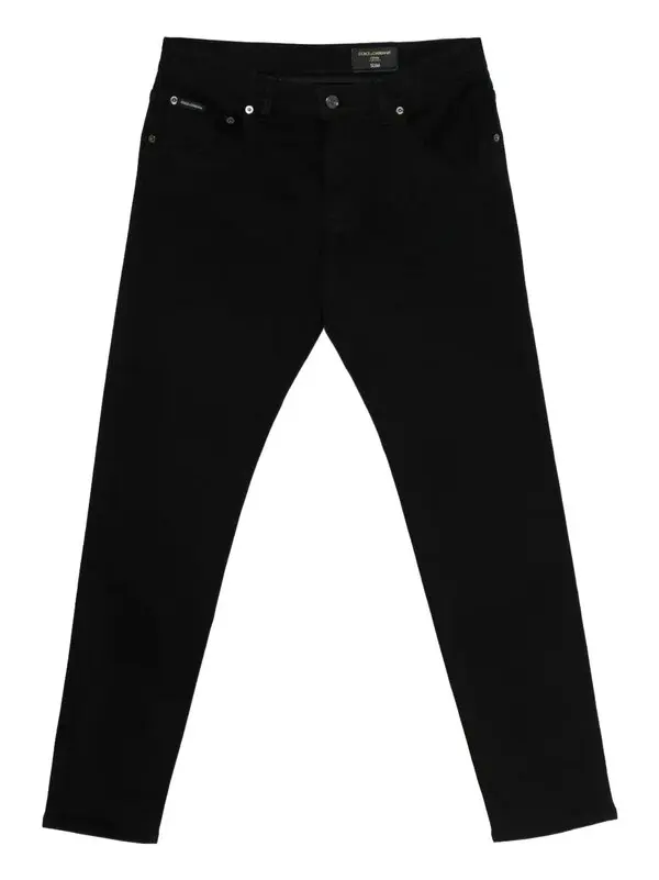 Dolce & Gabbana Slim Trousers - Black