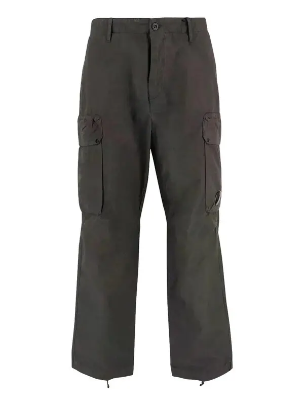 C.P. COMPANY Cargo-pockets Straight-leg Trousers - Grey