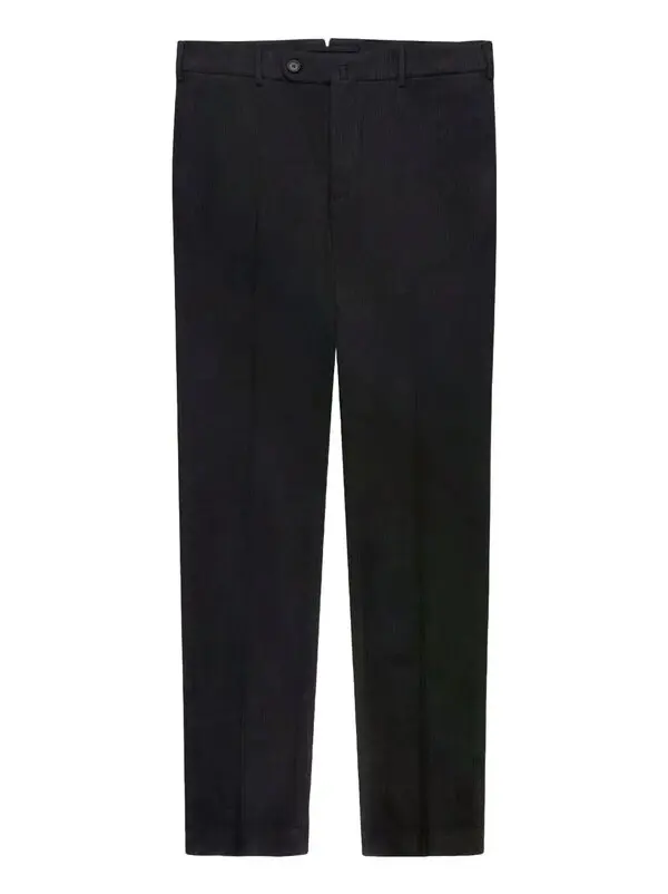 SLOWEAR Patterned Slim Trousers - Blue