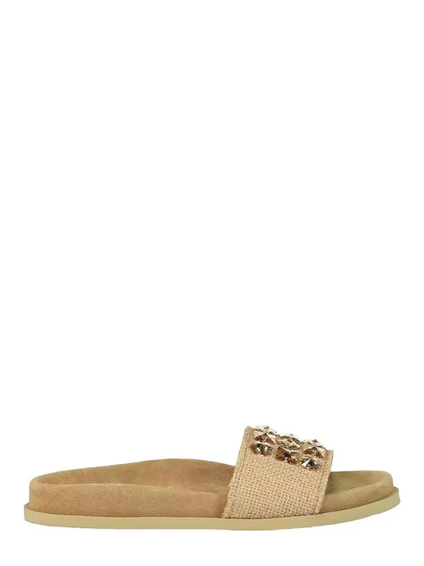 PEDRO GARCIA Dolomita Embellished Sandals - Neutrals