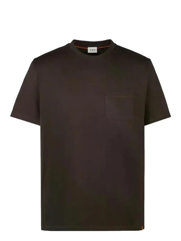TOD'S Chest-pocket T-shirt - Brown