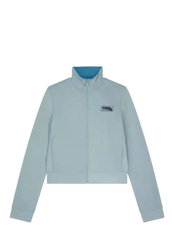 Maison Kitsuné Badge Zip Jacket - Blue