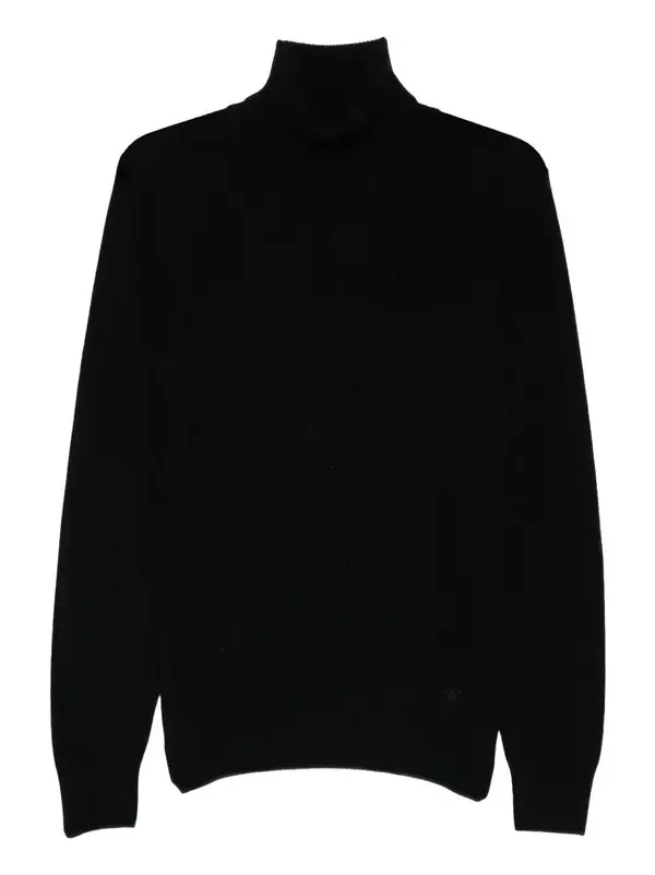 Emporio Armani Roll-neck Sweater - Black