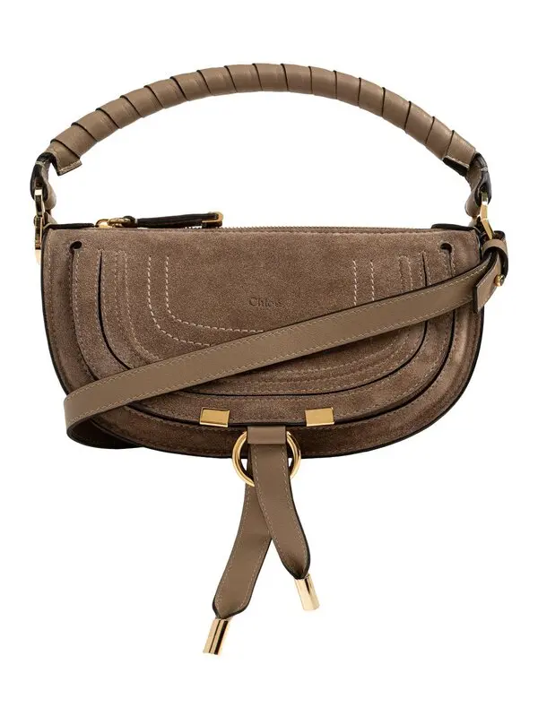 Chloé Marcie Mini Shoulder Bag - Brown