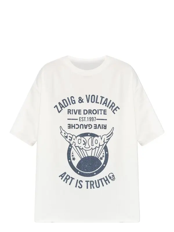 Zadig&Voltaire Cotton Logo T-shirt - White