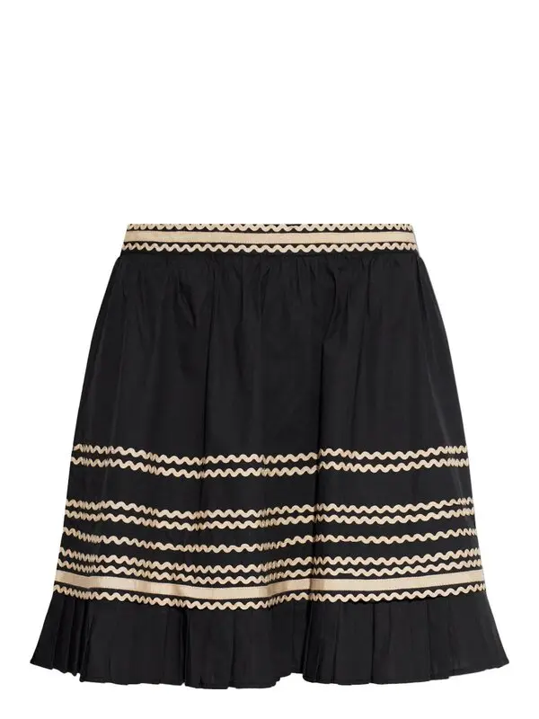 Ulla Johnson Adaleigh Mini Skirt - Black