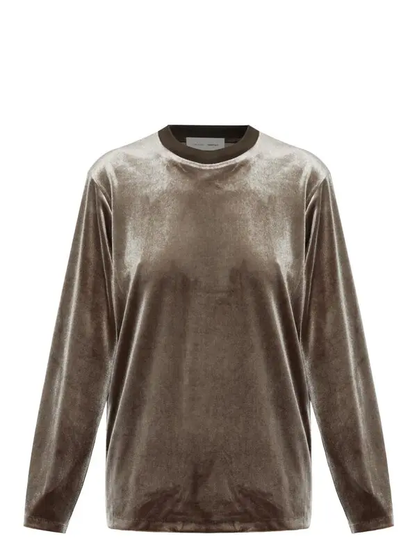 Fear Of God Velour Long Sleeve Top - Brown