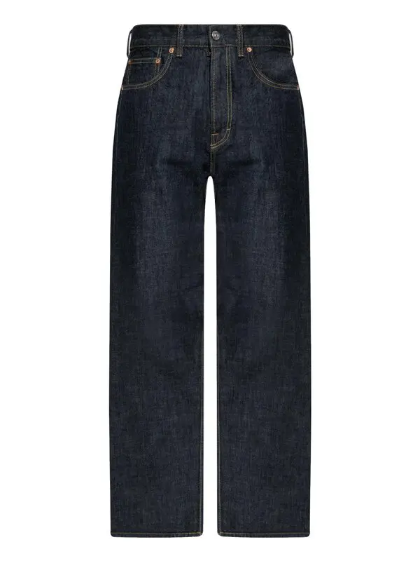 Our Legacy Straight-leg Rigid Denim Jeans - Navy Blue