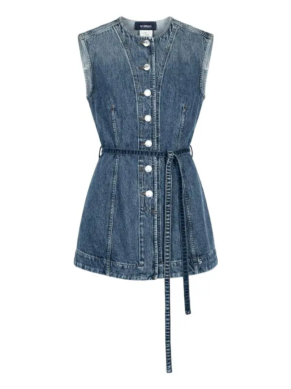 Sportmax Denim Dominio Vest - Blue
