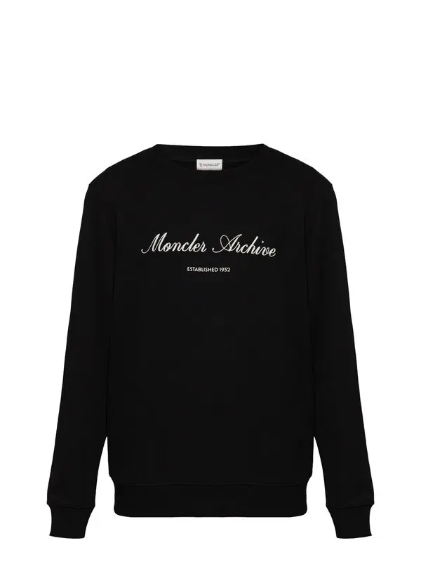 Moncler Logo Sweatshirt - Black