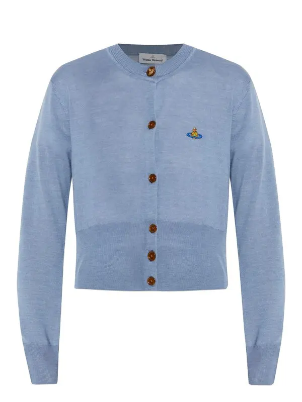 VIVIENNE WESTWOOD Wool Cardigan - Blue