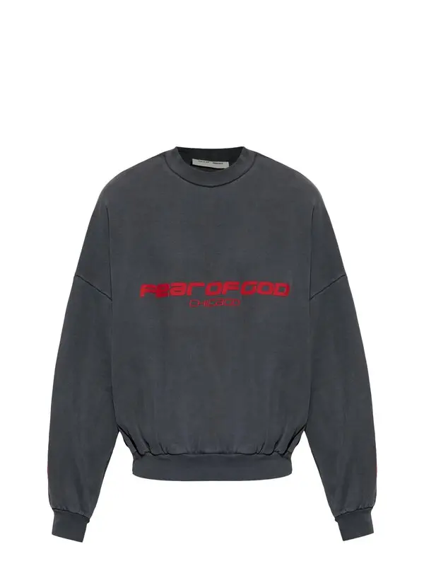 Fear Of God Logo Sweatshirt - Grey
