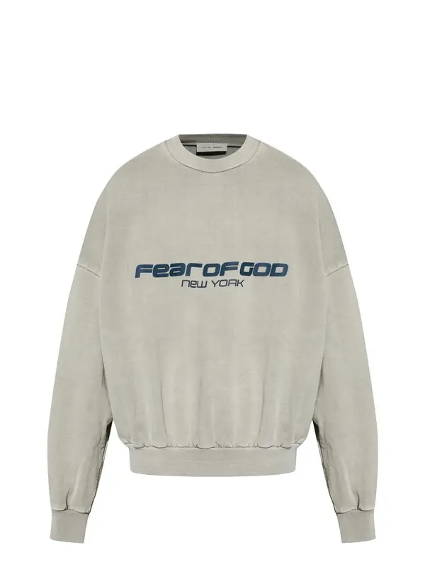 Fear Of God Logo Sweatshirt - Grey