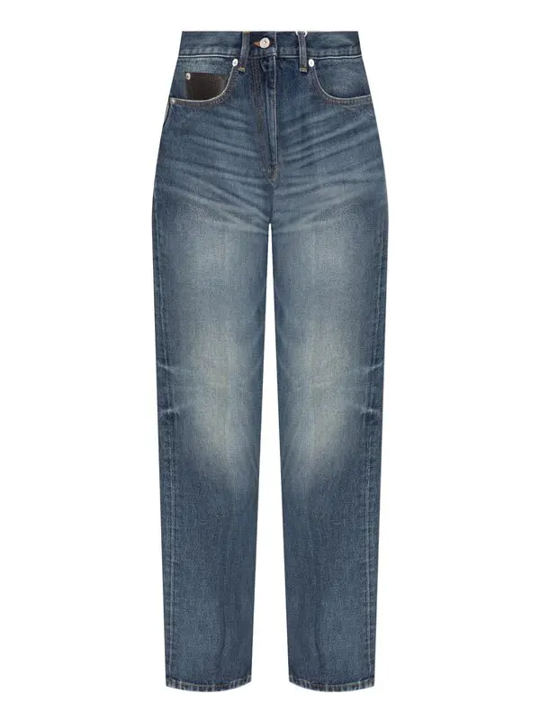 FERRAGAMO Straight-leg High-rise Jeans - Blue