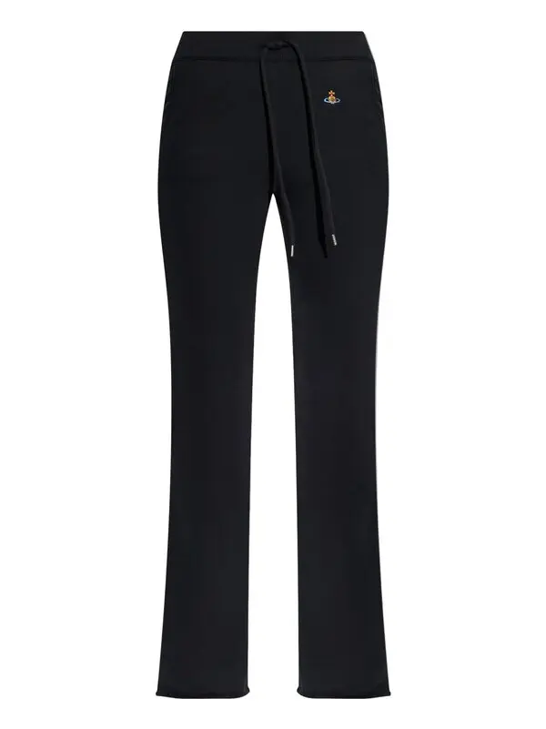 VIVIENNE WESTWOOD Flared Knit Sweatpants - Black