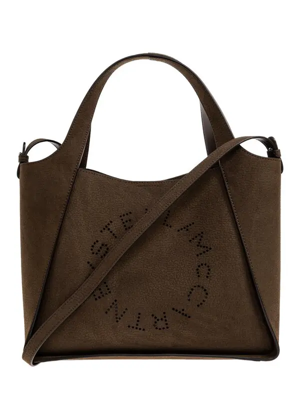 Stella McCartney Logo Shopper Bag - Brown