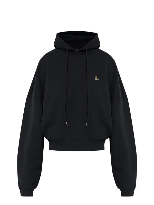 VIVIENNE WESTWOOD Sweatshirt With Logo Patch - Black