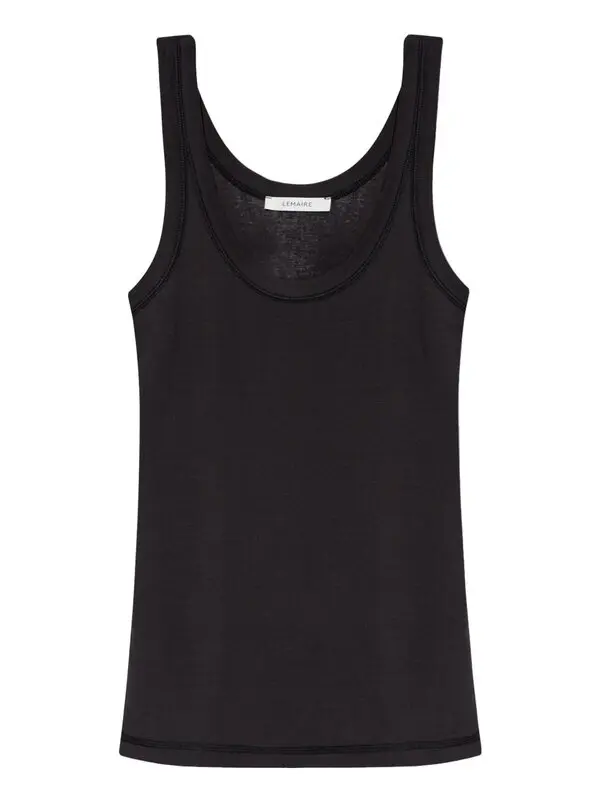 LEMAIRE Sleeveless Top - Black