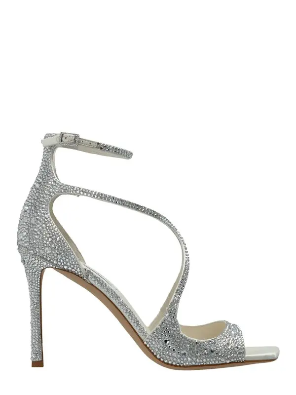 JIMMY CHOO Azia’ Heeled Sandals - Silver