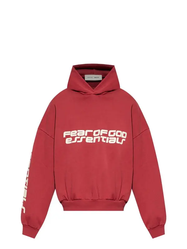Fear Of God Logo Sweatshirt - Red