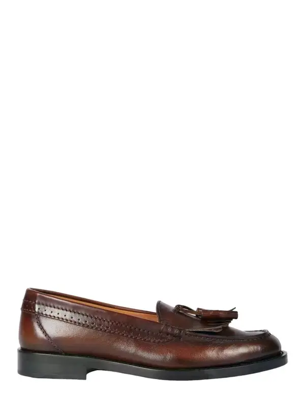 Paul Smith Tassel Detail Leather Loafers - Brown