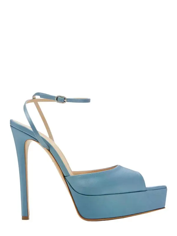 ANDREA WAZEN Platform Heeled Sandals - Blue