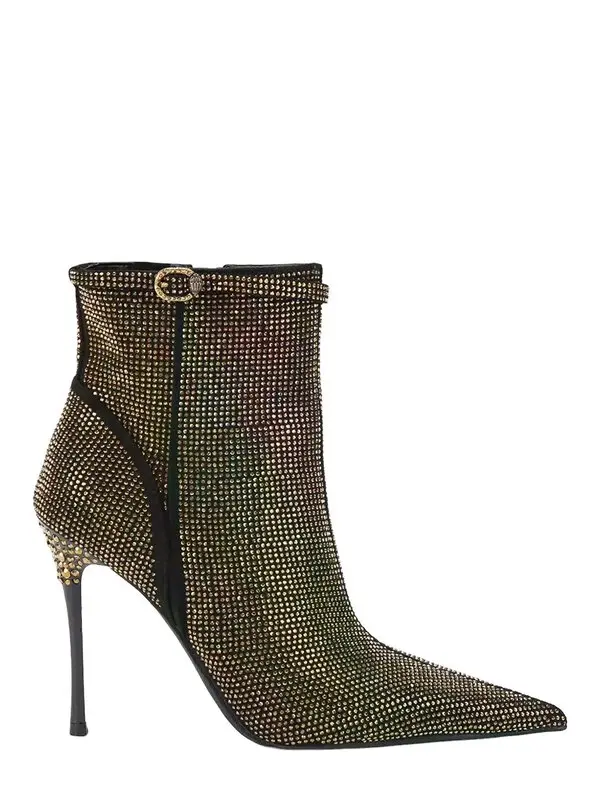 Kurt Geiger Embellished Heeled Boots - Black