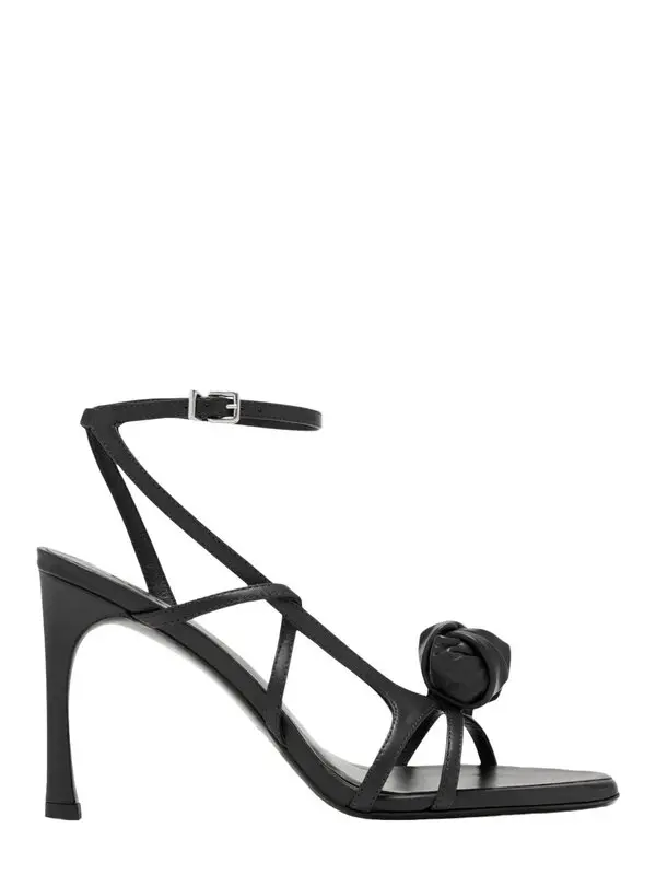 Remain Birger Christensen Rosette Strap Sandals - Black