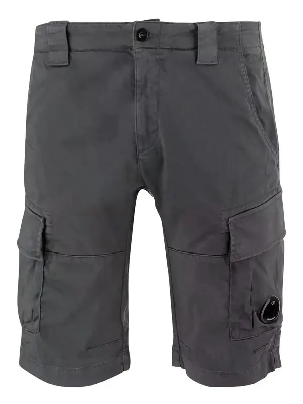C.P. COMPANY Lens-detail Cargo Shorts - Grey