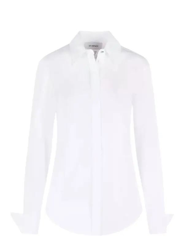 Sportmax Point-collar Shirt - White