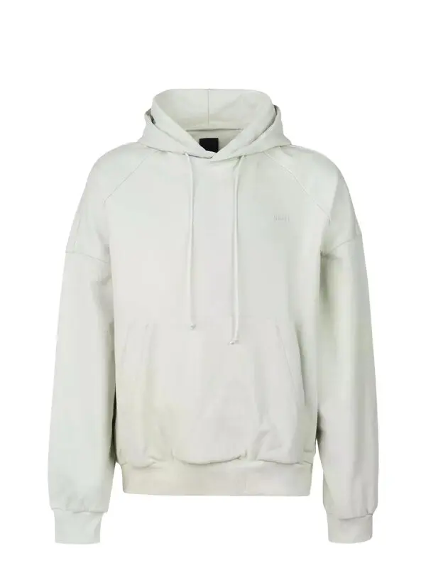 JUUN.J Graphic Print Hoodie - Neutrals
