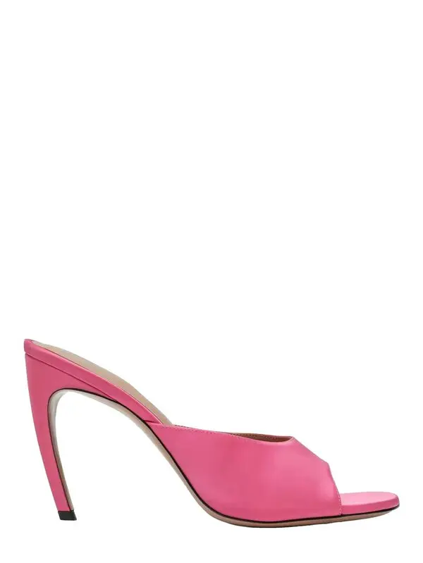 Attico Betta Heeled Mules - Pink