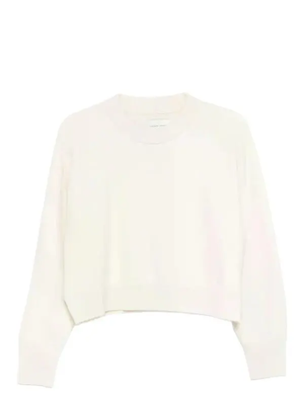 Loulou De Saison Ribbed-trim Sweater - Neutrals