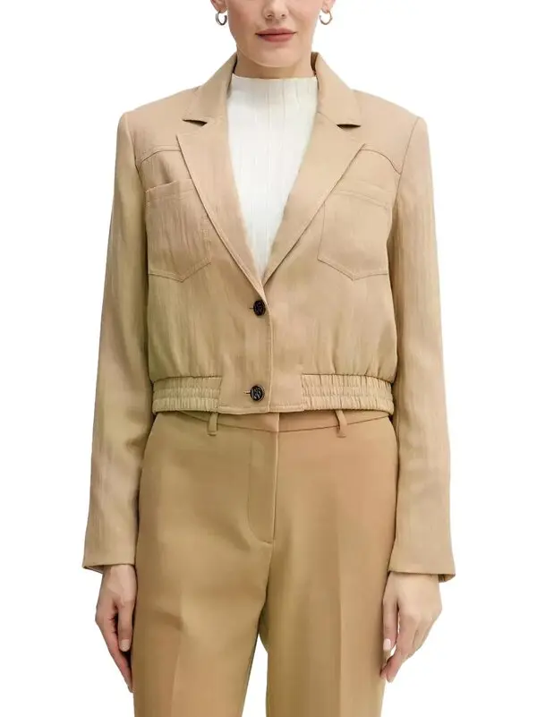 Dkny Jacket With Chest Pockets - Neutrals