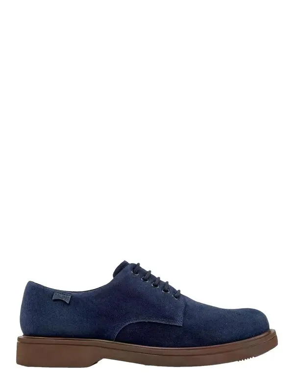 Camper Norman Suede Lace-up Derby Shoes - Blue