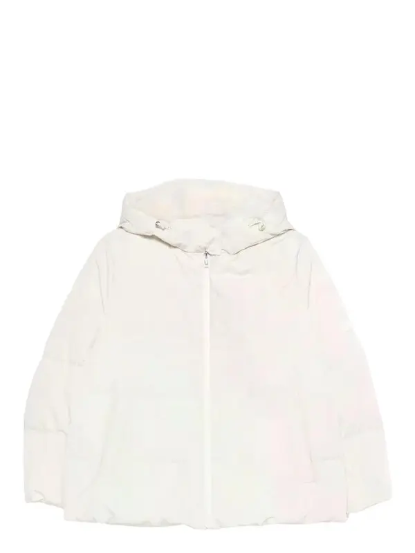 YVES SALOMON Hooded Puffer Jacket - Neutrals