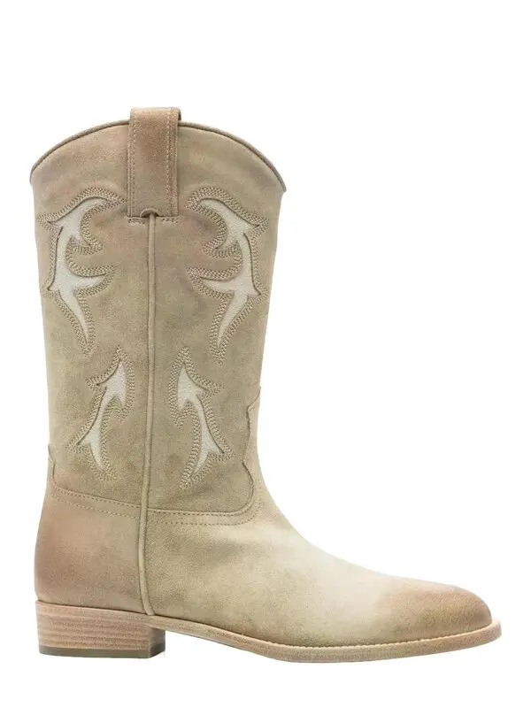 Sartore 30mm Suede Boots - Neutrals