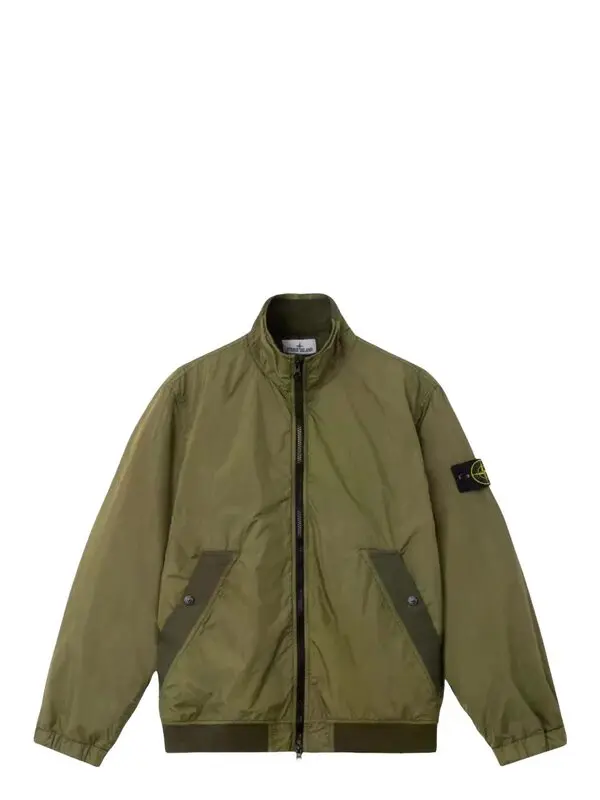 Stone Island Compass-badge Bomber Jacket - Green