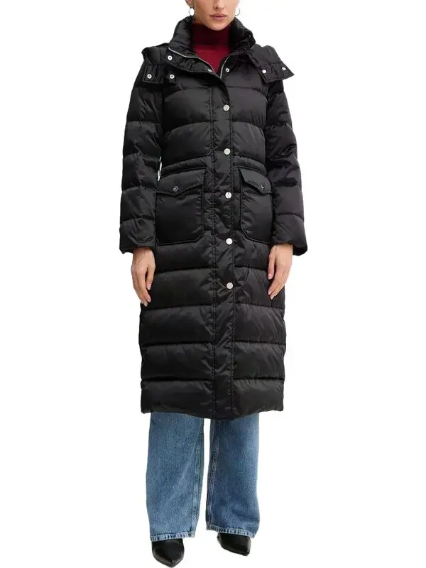 Liu Jo Hooded Padded Coat - Black