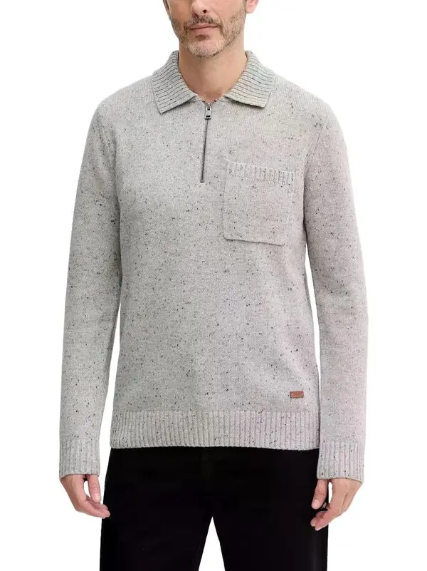 Liu Jo Half-zip Sweater - Grey
