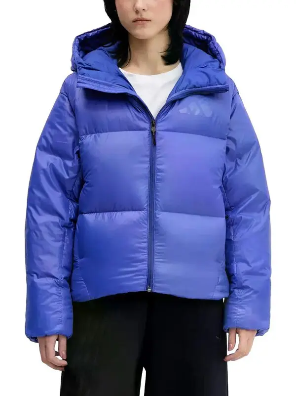 Adidas Hooded Puffer Jacket - Blue