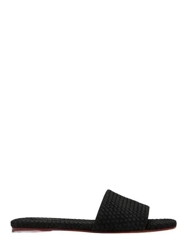 NAGHEDI St. Barths Woven Sandals - Black