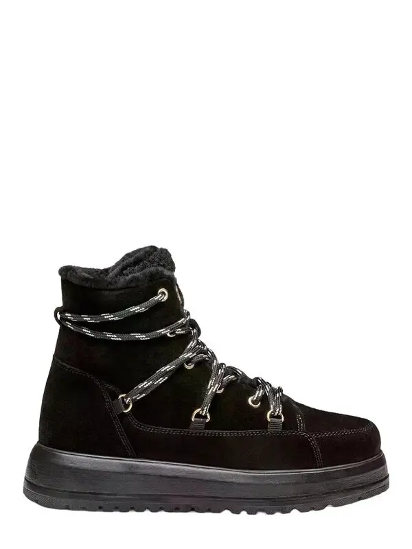 Bogner Lace-up Boots - Black