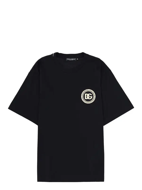 Dolce & Gabbana T-shirt With Logo - Blue