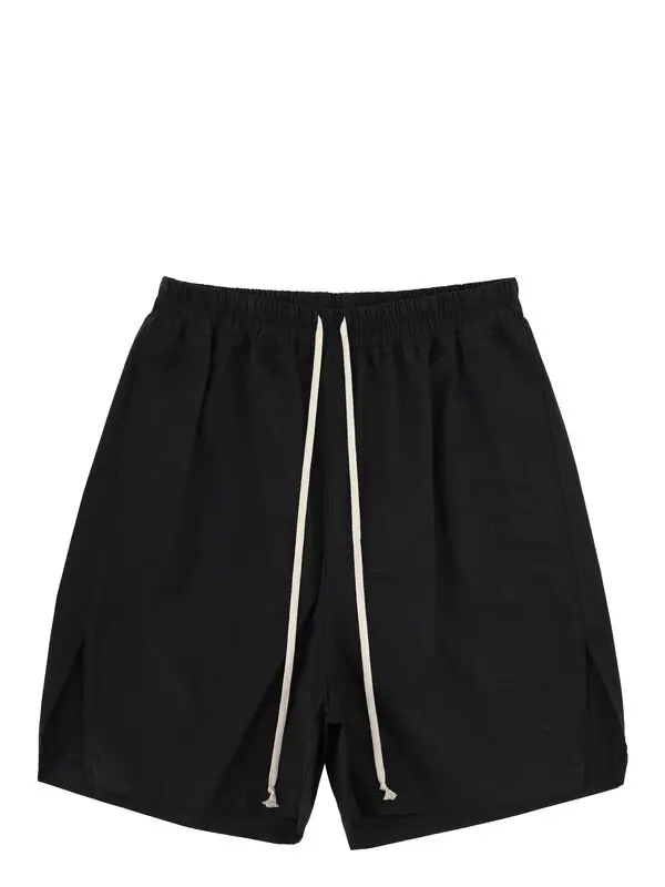 Rick Owens Cotton Shorts - Black